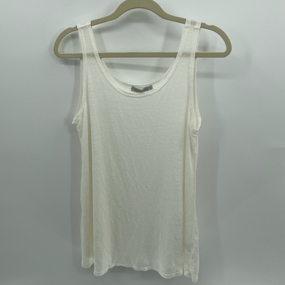 cut loose | Tops | Cut Loose White Linen Tank | Poshmark